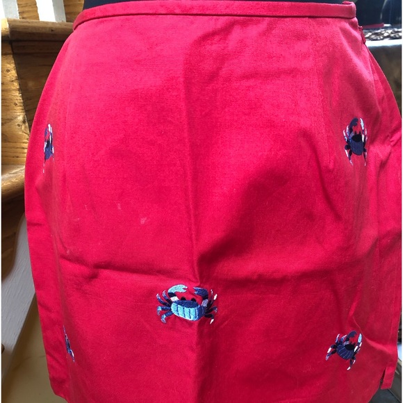 Cj Laing | Skirts | Vintage Cj Laing Crab Embroidered Skirt | Poshmark